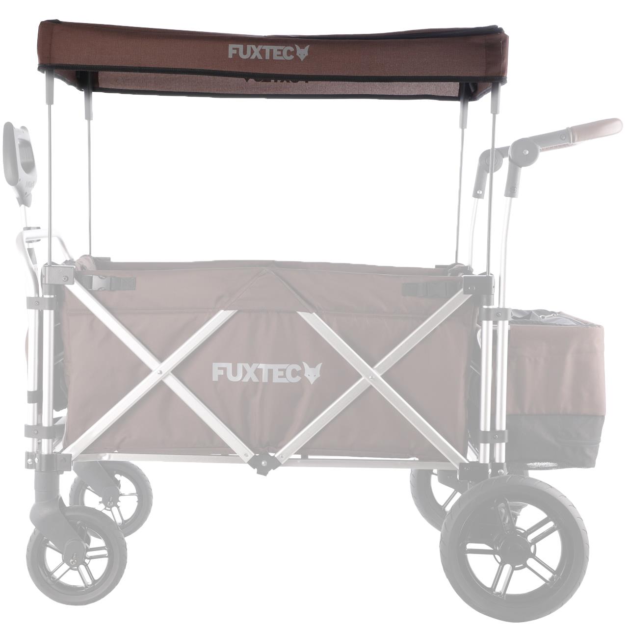 Sonnendach BRAUN Bollerwagen CTL900 - FUXTEC Bollerwagen